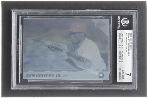 Ken Griffey Jr 1992 Upper Deck Team Mvp Holograms 22 Bgs 7