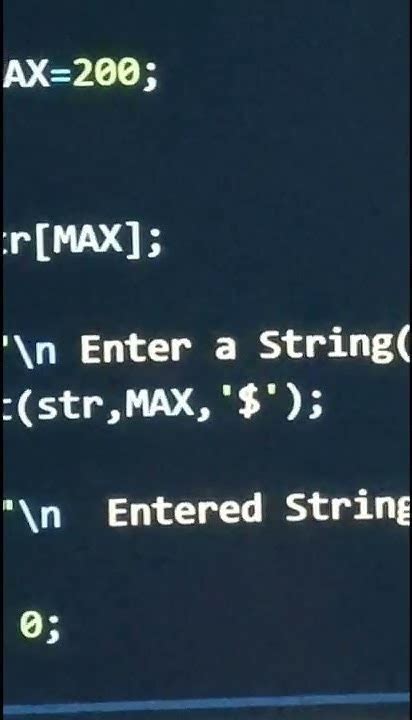 Input Multiline String Using Cinget In C🍀☘️🌿 Youtube