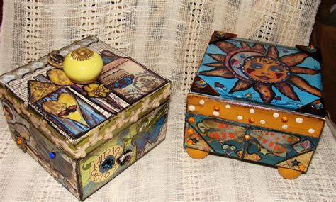 My Art Journal Altered Boxes And Assemblages