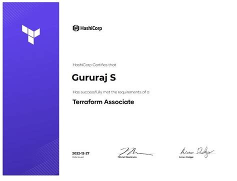 Guru S On Linkedin Recently Passed Terraform Associate Certification From Hashicorp It Was…
