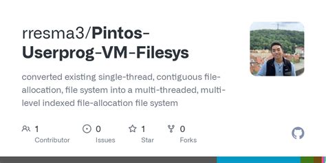 GitHub Rresma3 Pintos Userprog VM Filesys Converted Existing Single