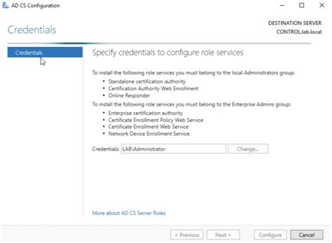 Lab Configuring A Microsoft Server To Be A Root Certificate Authority Ca Iwan