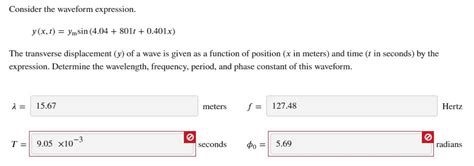 Solved Consider The Waveform Expression Chegg