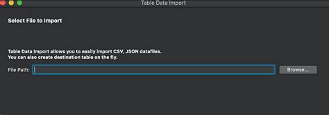 Csvファイルをmysqlworkbenchにインポートする方法