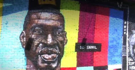 See It The 2020 George Floyd Mural That Collapsed From Lightning