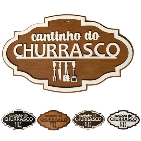 Placa Cantinho Do Churrasco Em Mdf Decorativa Area Gourmet Churrasqueira Pendurar Na Parede