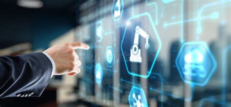 Rpa Robotic Process Automation System Artificial Intelligence Concept