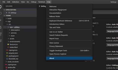 Como Verificar a Versão do Visual Studio Code Como verificar a versão