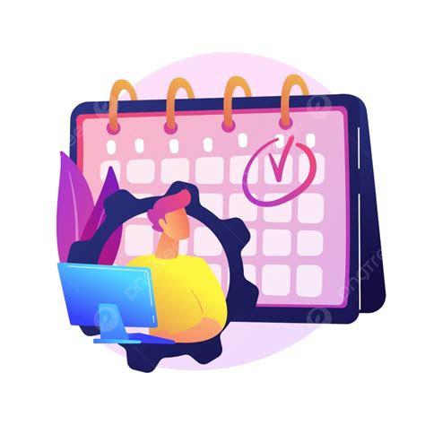 프로젝트 마감일 계획 약속 최적화 워크 플로우 Png 일러스트 및 벡터 에 대한 무료 다운로드 Pngtree