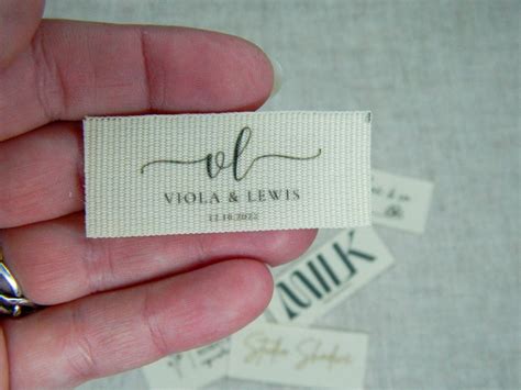 Custom Fabric Labels Personalized Textile Tags For Handmade Etsy