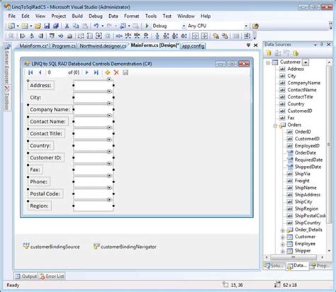Speed O R Mapping With LINQ To SQL Figure 3 Expand EntityTypes