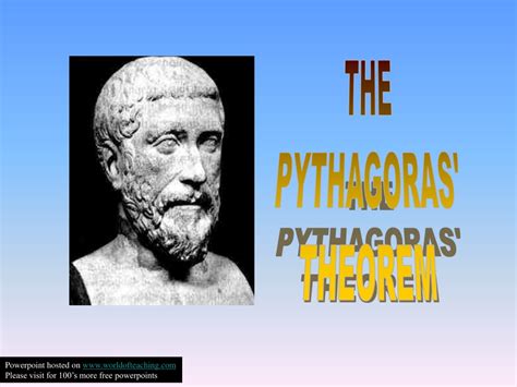 Ppt Pythagoras Theorem The Power Of Triangles Powerpoint Presentation Id 9668423