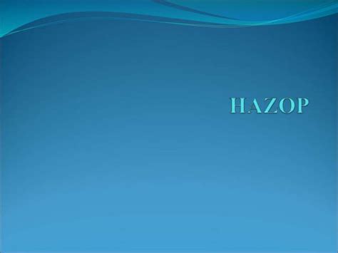 Hazop