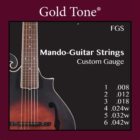 Gold Tone Mando Guitar Custom Gauge String Pack Long And Mcquade