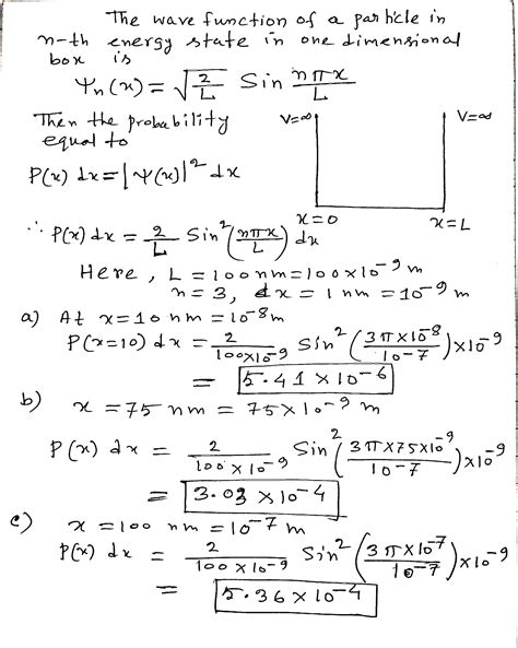Solved A Particle Is Confined Between Rigid Walls Separated By A