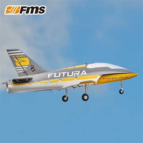 Fms Futura 제트 엔트리 레벨 컬버트 항공기 고정 날개 포함 역 추력 Rc 비행기 조립 64mm 티몬