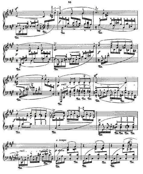 肖邦 练习曲 Fr Chopin Op 10 No9 3 歌谱 五线谱