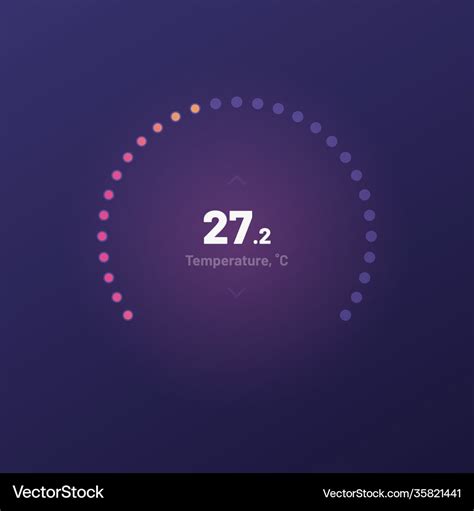 Control Knob Used For Regulating Ui And Ux Kit Vector Image