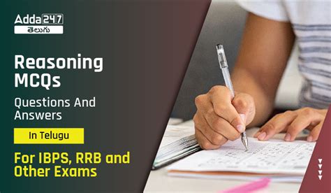 Reasoning Mcqs Questions And Answers In Telugu 3rd June 2023