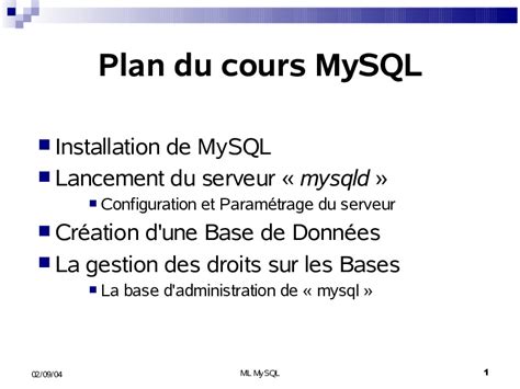 Cours Sgbdr Et Mysql Coursinfopdfcom