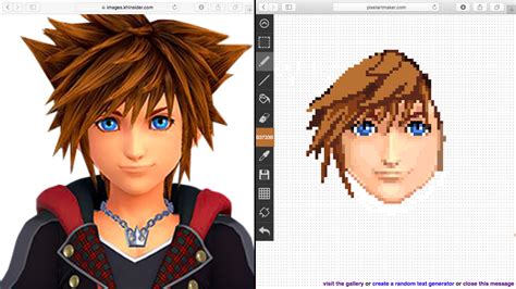 Artstation Kingdom Hearts Pixel Art Process