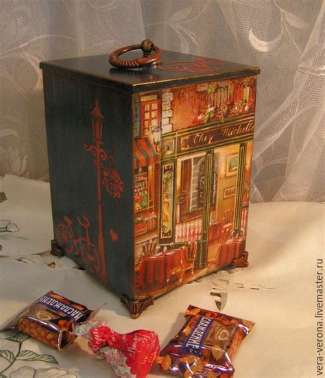 Короб для хранения Вечерний Париж в интернет магазине на Ярмарке Мастеров Зеленоград