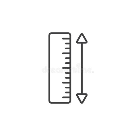 Metric Measurement Icon In Flat Style Measure Scale Vector