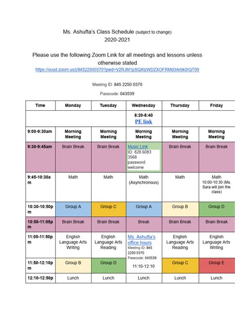 Schedul Pdf Human Communication