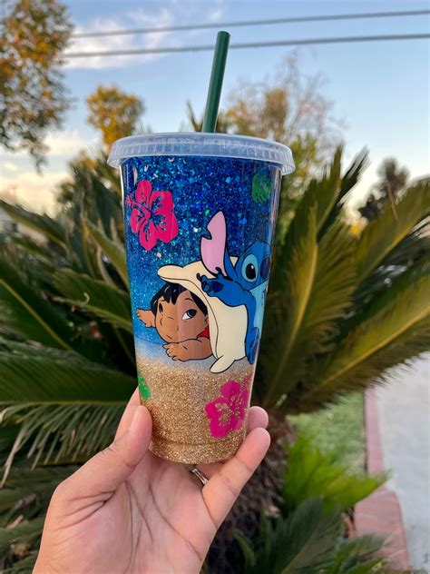 Lilo Stitch Custom Starbucks Cold Cup Etsy