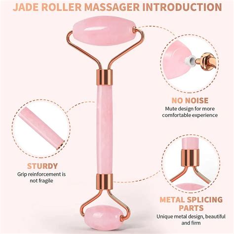 2pcs Heart Piece Scraping Board Double Headed Resin Roller Massager