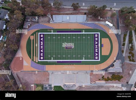 A General Overall Aerial View Of Diamond Bar High School Track And