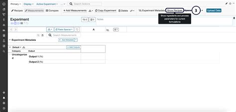 Actual Values Show Recipe Uncountable Knowledgebase