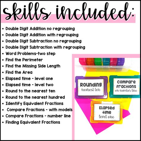 Math Task Boxes {set Three} Mrs Moes Modifications
