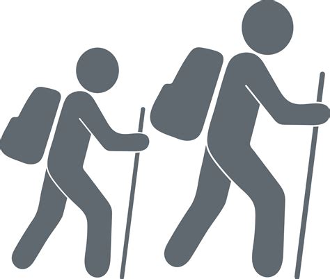 Hiking Stickman Clip Art At Vector Clip Art Online Images And
