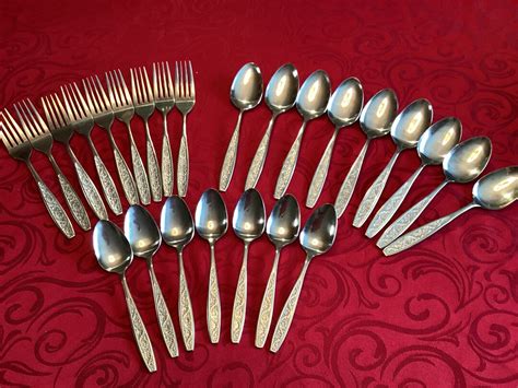 Vintage Sears Warner True Stainless Steel Flatware Set Nice Addition To