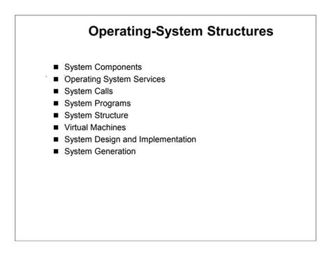 Operating System Services 9 Ppt Operating Systems Computer