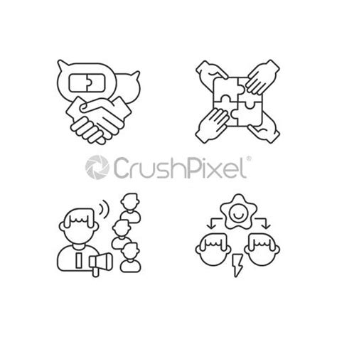 Teamwork Building Icon Stock Vector 2547295 Crushpixel