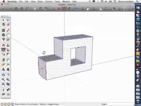 Sketch Up Basics How To Rotate An Object YouTube