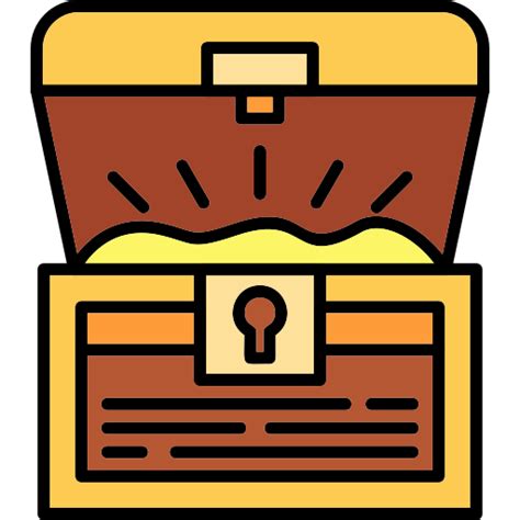 Treasure Chest Generic Outline Color Icon