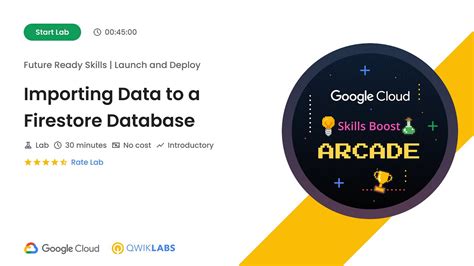 Importing Data To A Firestore Database Gsp642 Qwiklabs Arcade Arcadegames Youtube