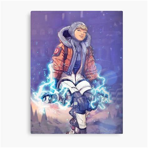 Wattson Apex Legends Metal Print For Sale By Yoonjihoo0294 Redbubble