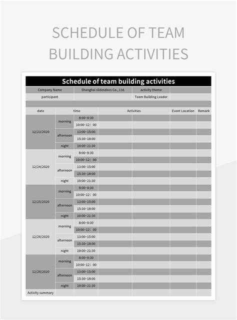 Free Event Planning Templates For Google Sheets And Microsoft Excel Slidesdocs
