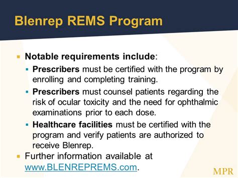 New Drug Product Blenrep Mpr