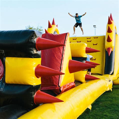Mega Inflatable Assault Course Bouncy Castle Entertainment Scarlett