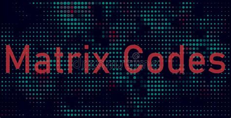 Background Matrix Code Drawing Of Moving Particles Data Exchange D