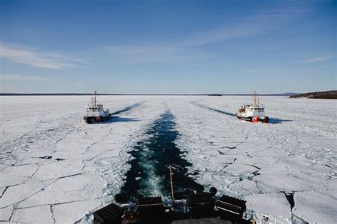 The Freeze Is On Icebreaking Begins On The Great Lakes