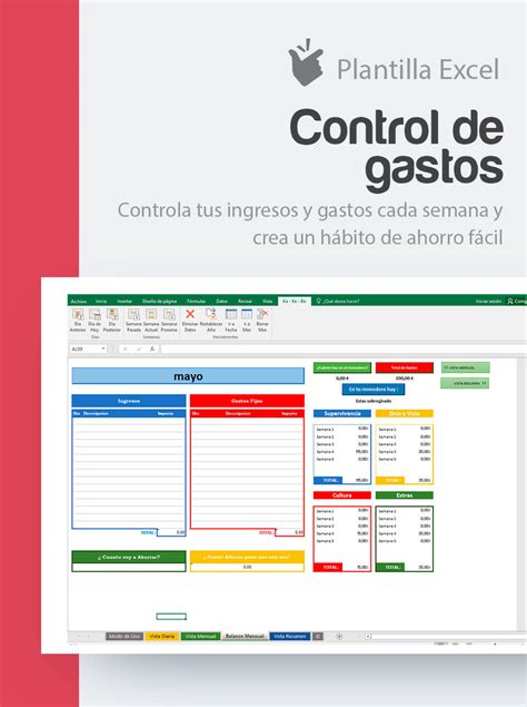 Cómo Calcular Nuestros Gastos Mensuales Hoja De Gastos Mensuales