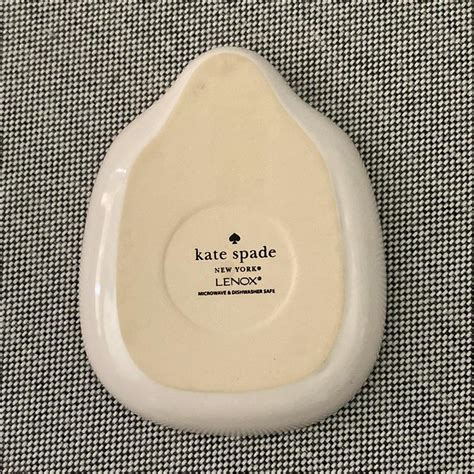 Kate Spade Lenox Spoon Holder With A Cute Apple Depop