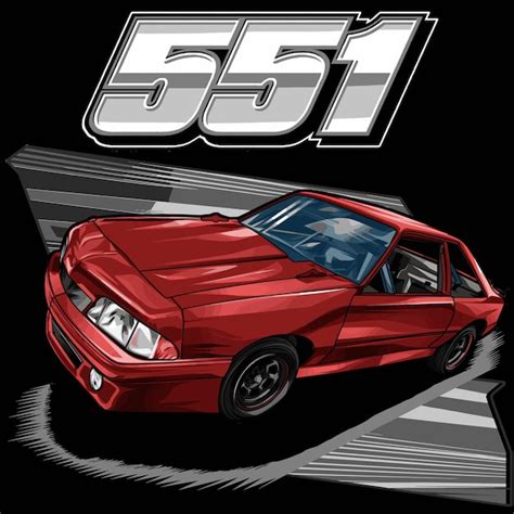 Premium Vector Red Drag Race Illustration Isolated In Black
