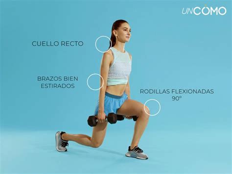 Cómo Hacer Zancadas Con Mancuernas ¡ejercicios Con Pasos